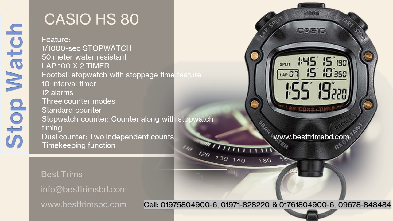 Stopwatch Casio HS80TW