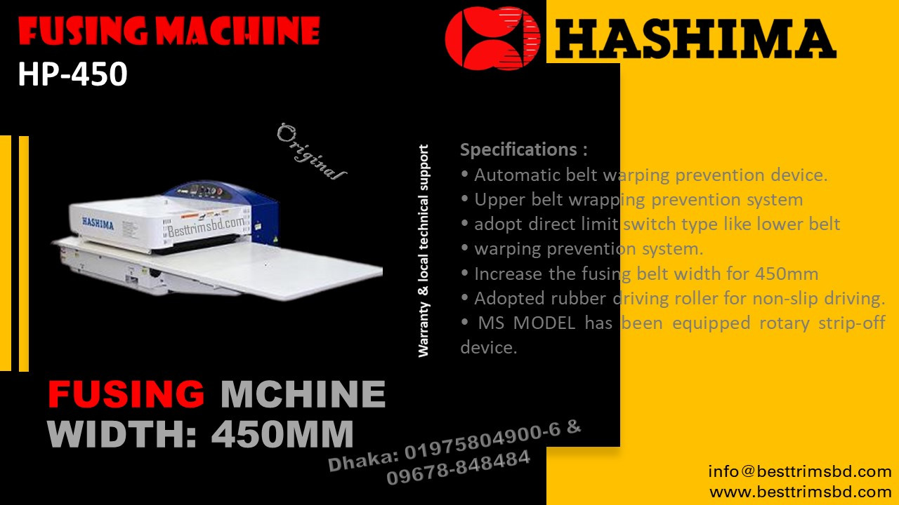 Hashima Fusing Machine HP450
